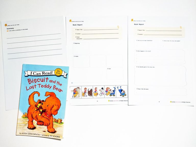 Biscuit Series My First I Can Read -Worksheet & Printable Activities