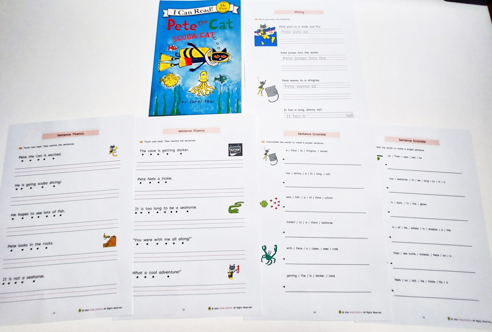 Pete the Cat Series – Worksheet & Printable Activities - ENGLISHOLA