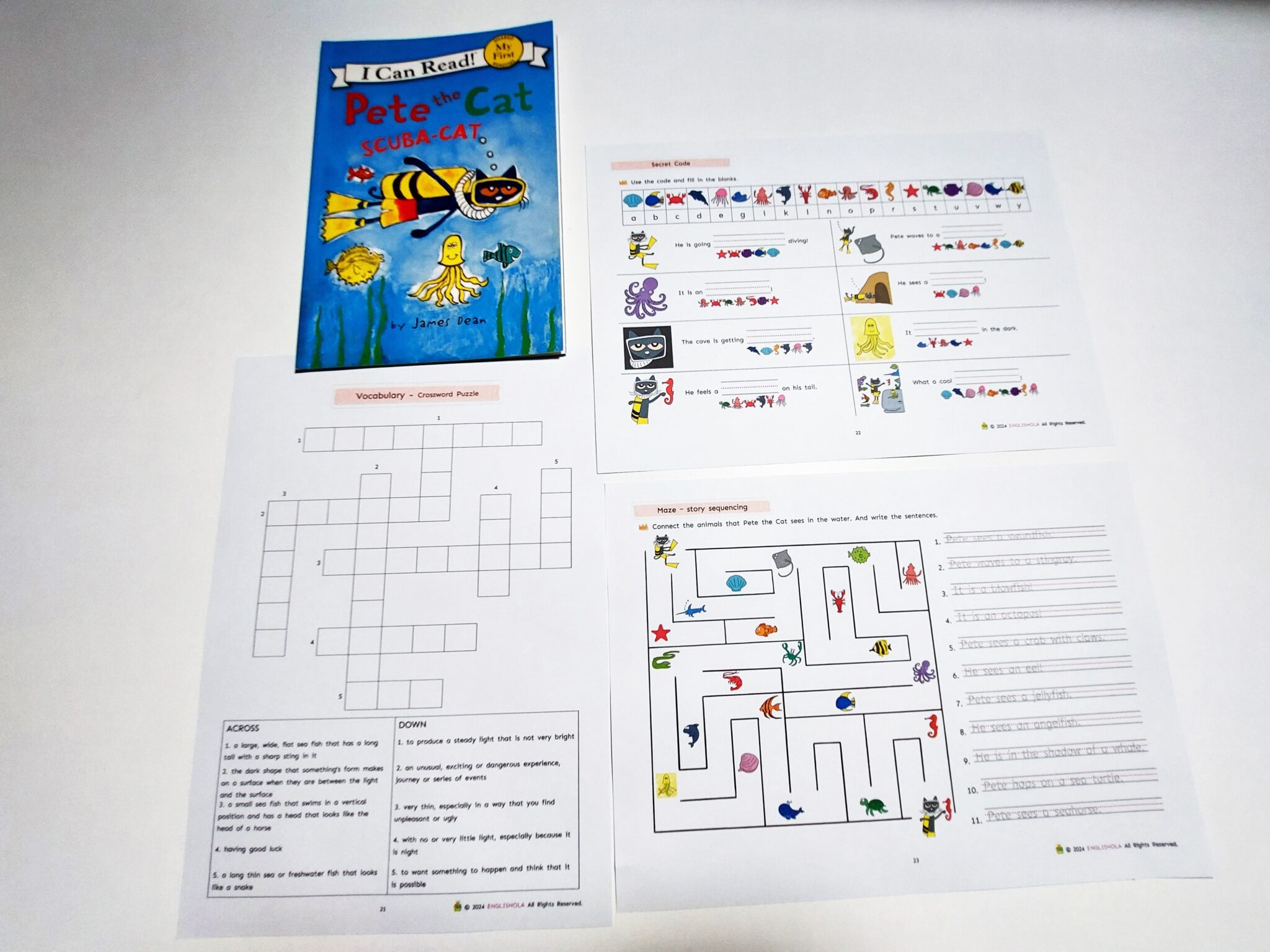 Pete the Cat Series – Worksheet & Printable Activities - ENGLISHOLA