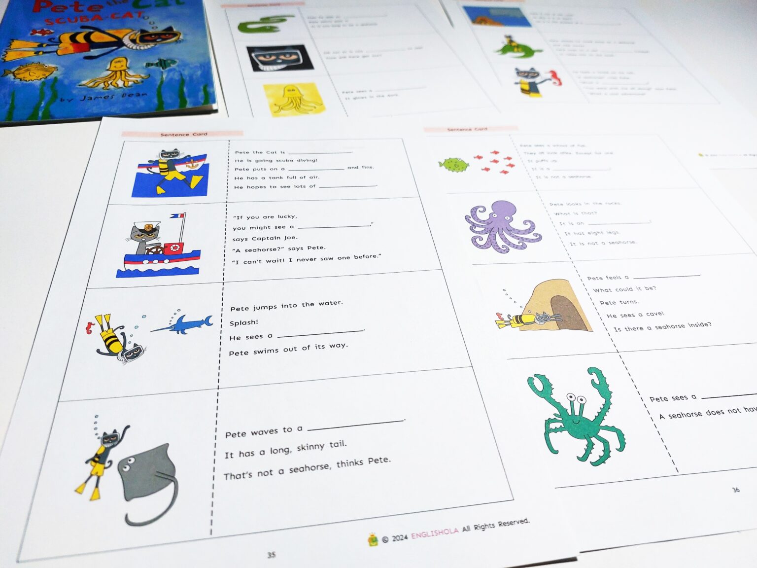 Pete the Cat Series – Worksheet & Printable Activities - ENGLISHOLA