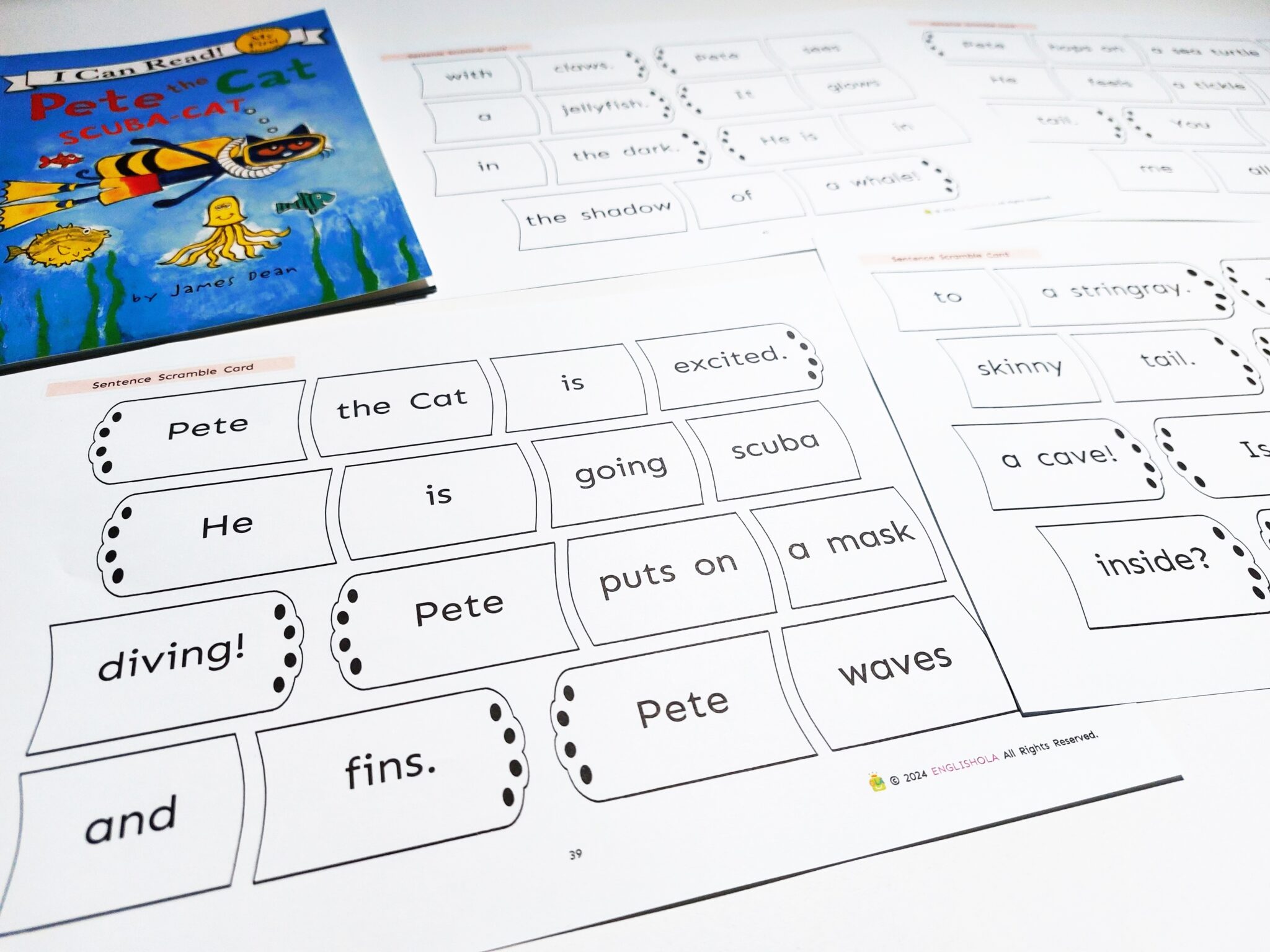 Pete the Cat Series – Worksheet & Printable Activities - ENGLISHOLA