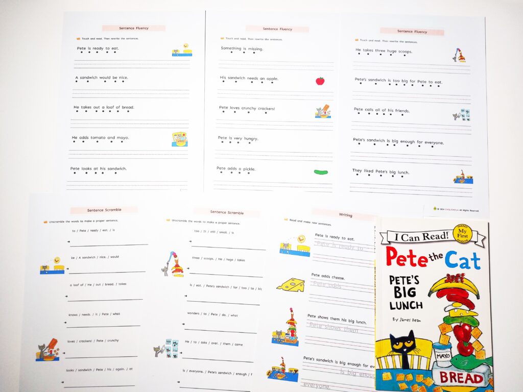 Pete the Cat Pete's Big Lunch - ENGLISHOLA