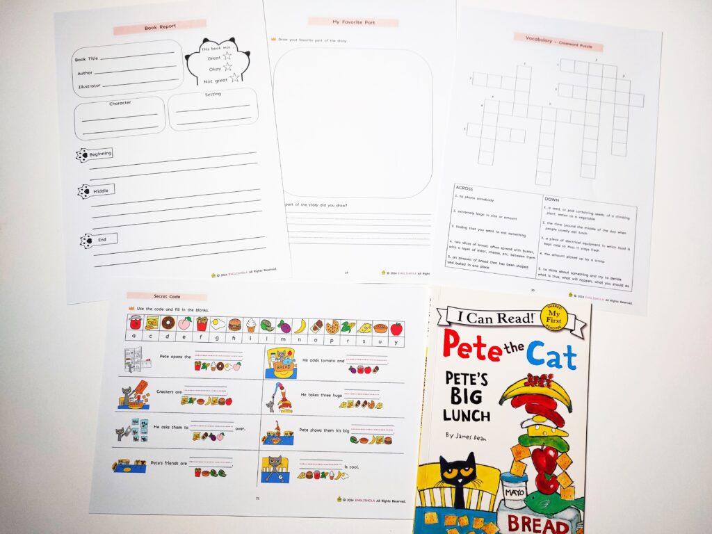 Pete the Cat Pete's Big Lunch - ENGLISHOLA