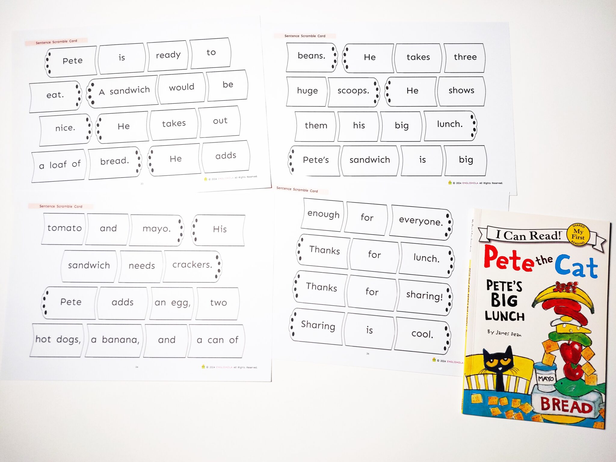 Pete the Cat Pete's Big Lunch - ENGLISHOLA