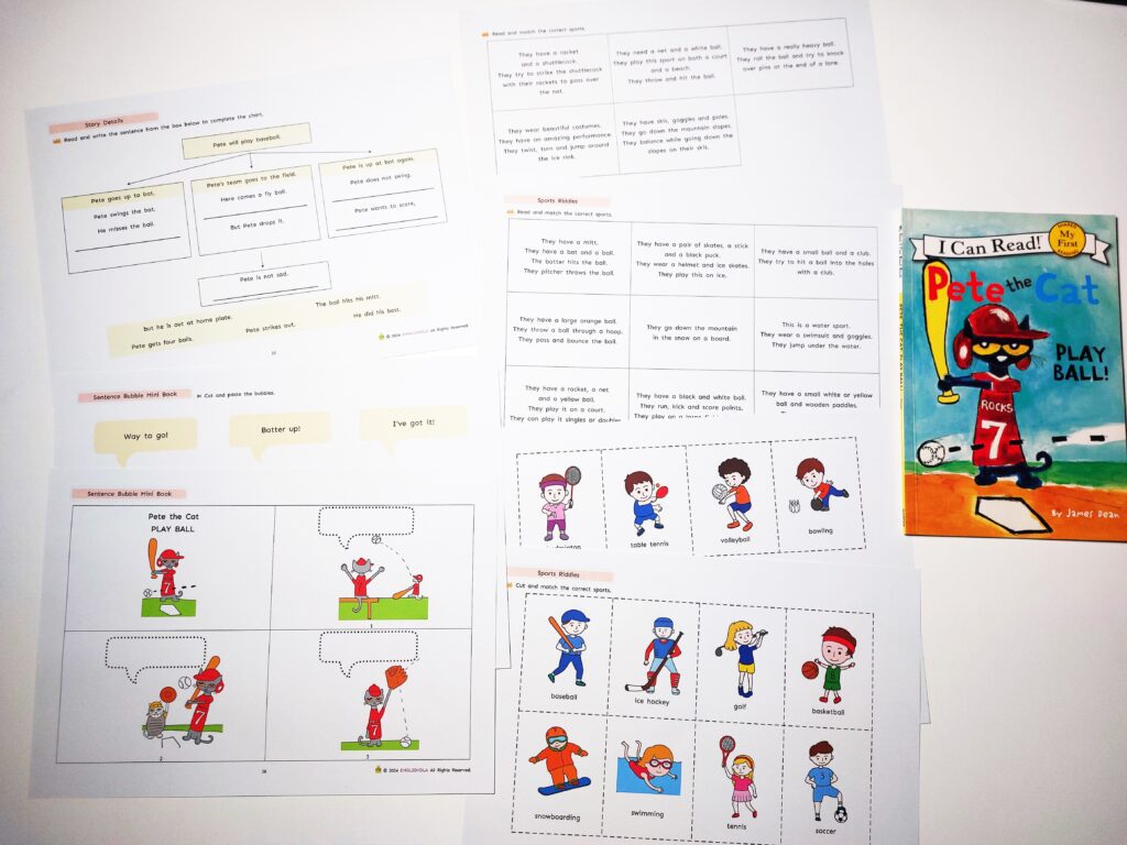 Pete the Cat Play Ball - ENGLISHOLA