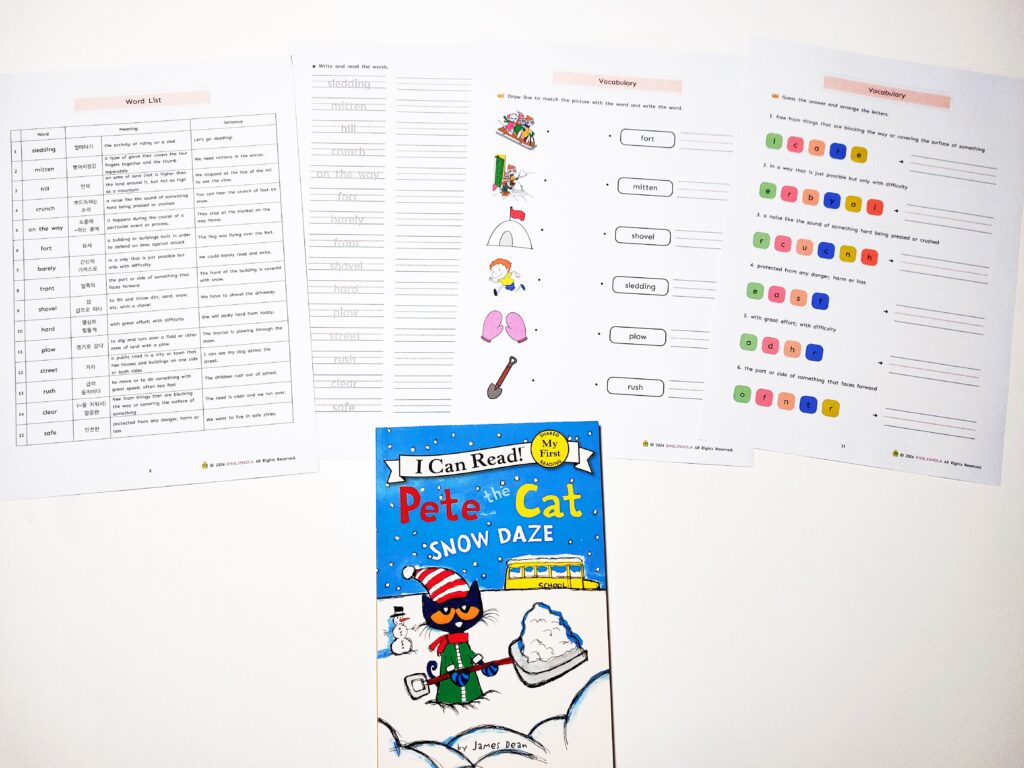 Pete the Cat Snow Daze - ENGLISHOLA