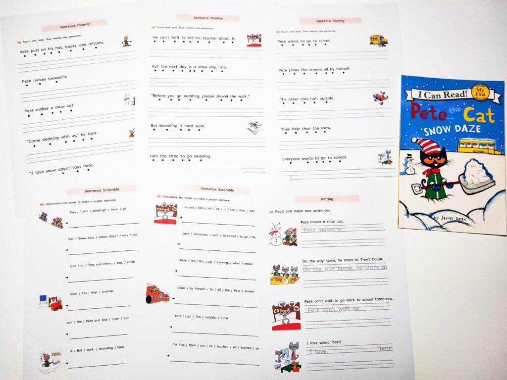 Pete the Cat Snow Daze - ENGLISHOLA