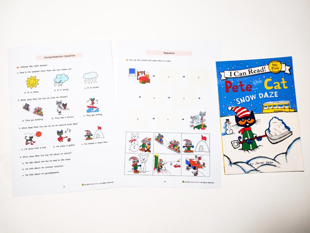 Pete the Cat Snow Daze - ENGLISHOLA