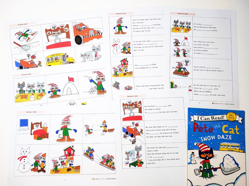 Pete the Cat Snow Daze - ENGLISHOLA