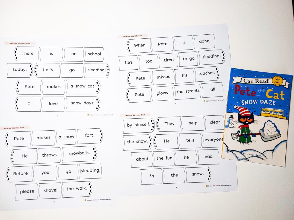 Pete the Cat Snow Daze - ENGLISHOLA