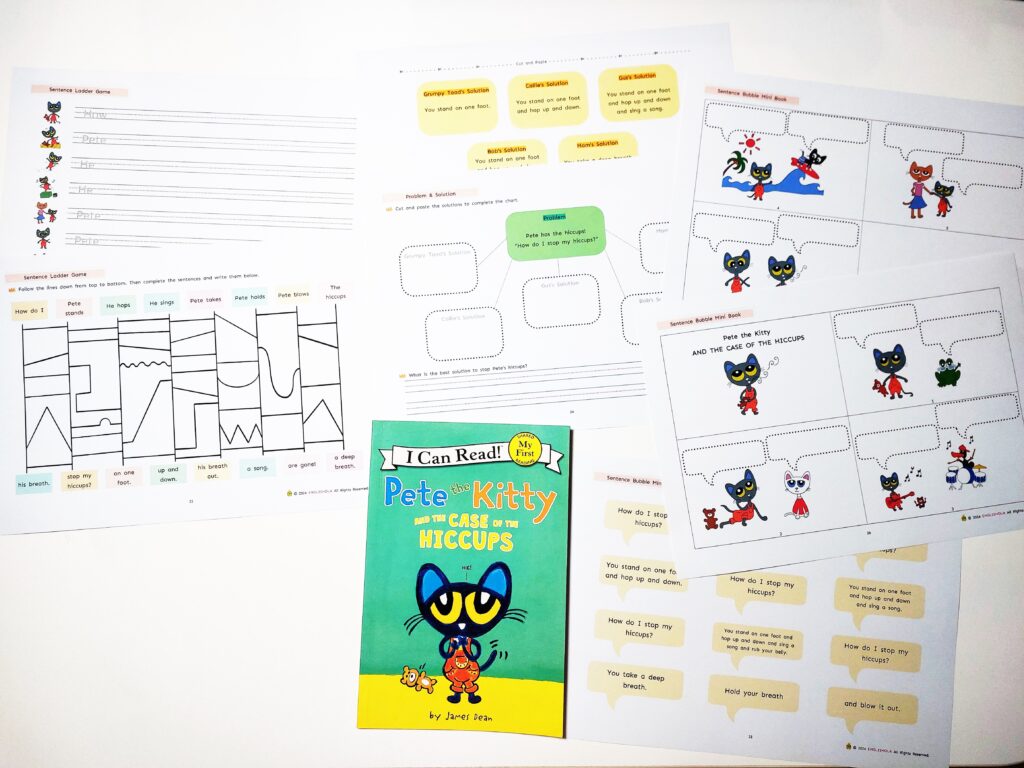 Pete the Kitty and the case of the Hiccups - ENGLISHOLA
