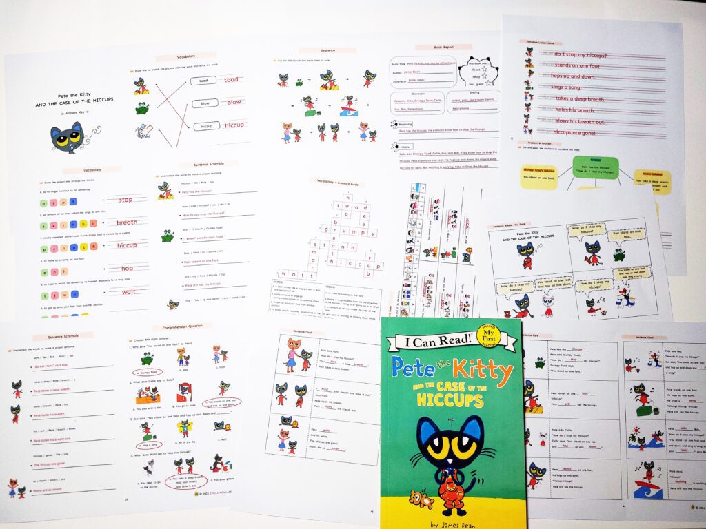 Pete the Kitty and the case of the Hiccups - ENGLISHOLA