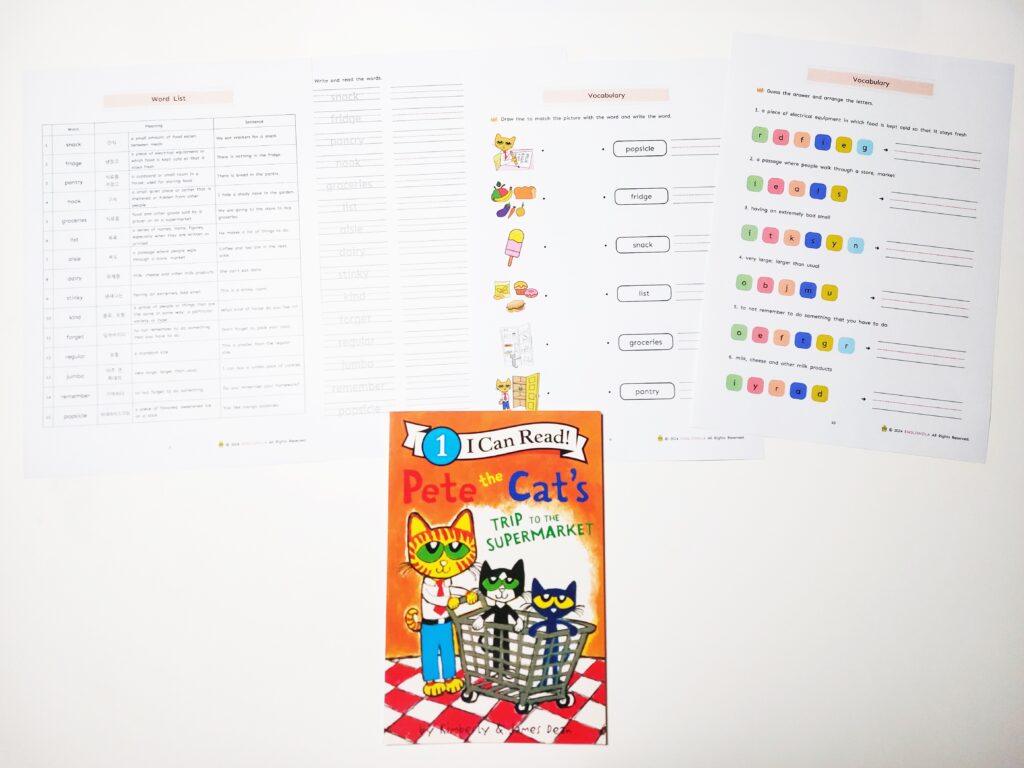 Pete the Cat's Trip to Supermarket - ENGLISHOLA