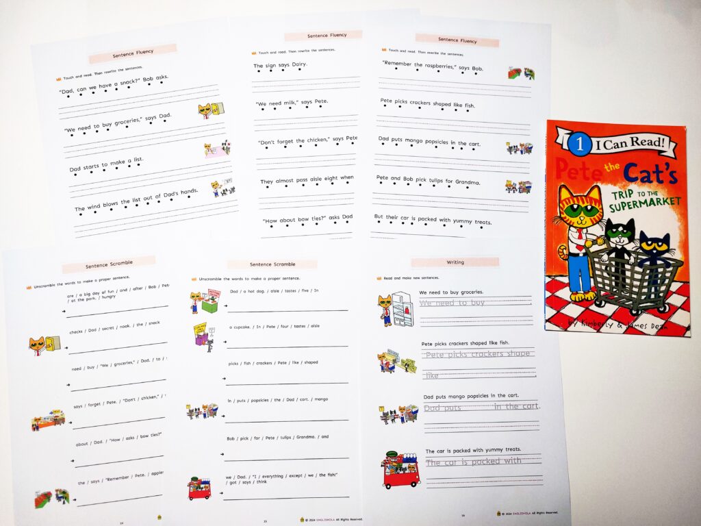 Pete the Cat's Trip to Supermarket - ENGLISHOLA