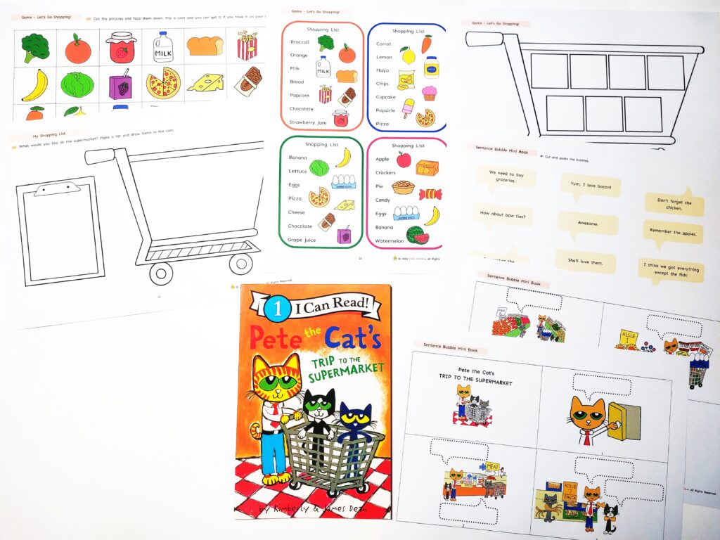 Pete the Cat's Trip to Supermarket - ENGLISHOLA
