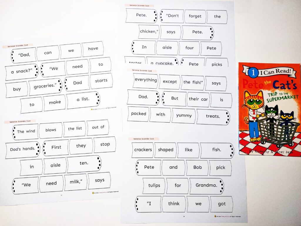 Pete the Cat's Trip to Supermarket - ENGLISHOLA