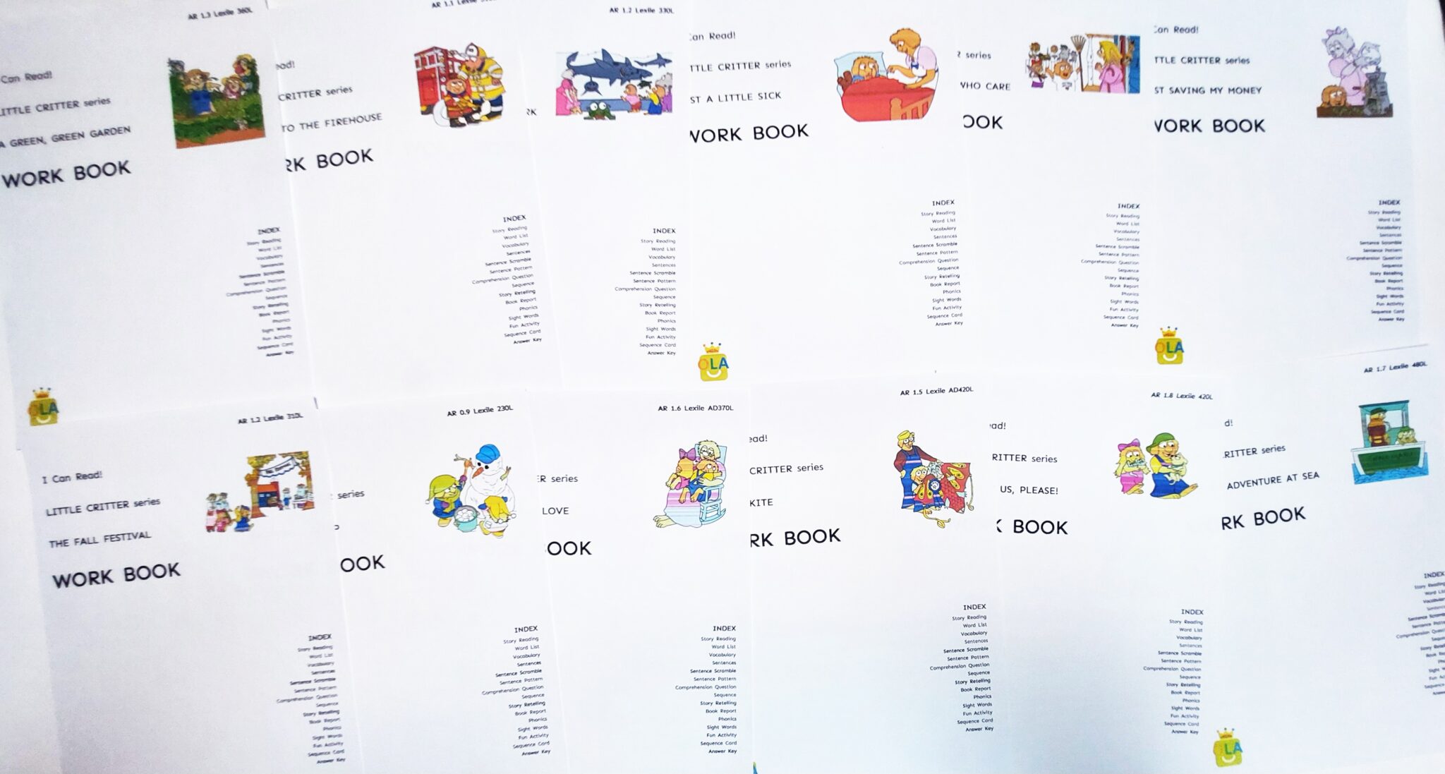 Little Critter series - workbook & printable activities - ENGLISHOLA