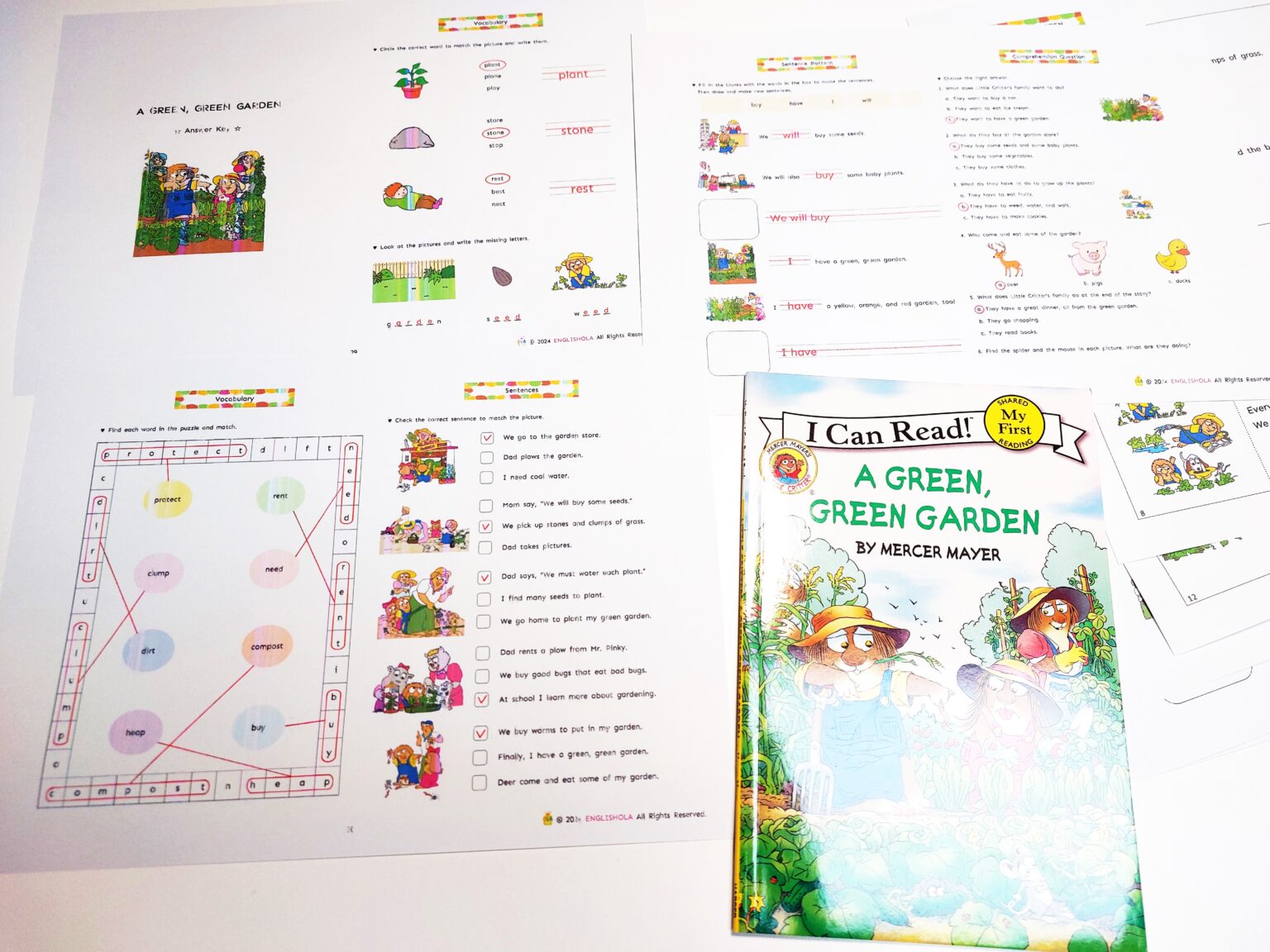 Little Critter series - workbook & printable activities - ENGLISHOLA