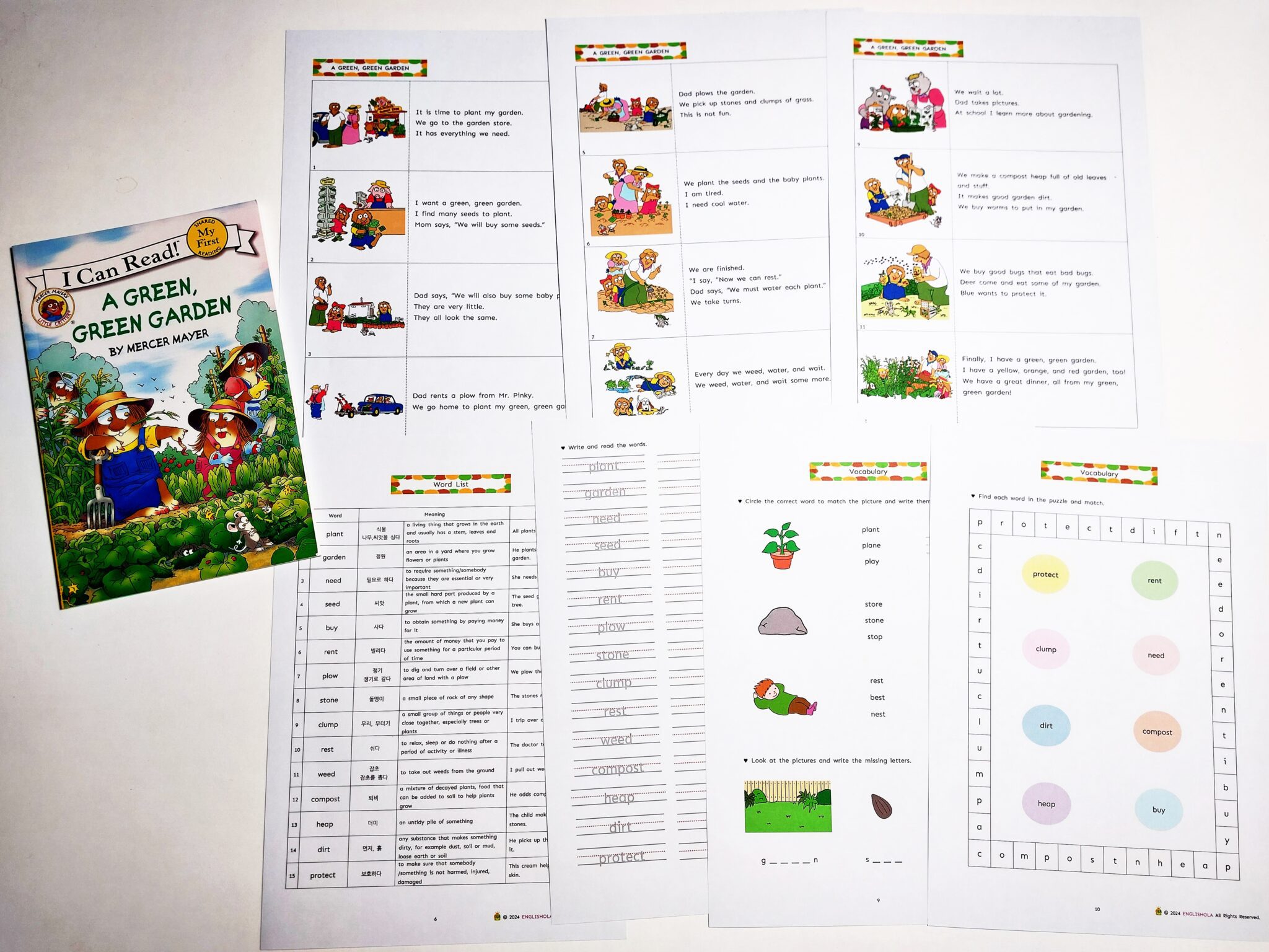 Little Critter series - workbook & printable activities - ENGLISHOLA