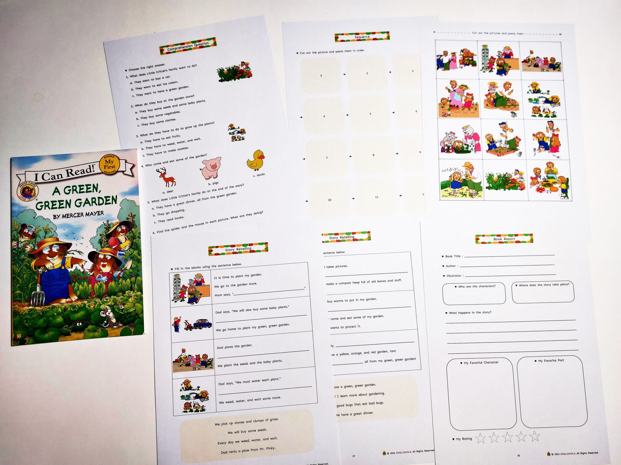 Little Critter series - workbook & printable activities - ENGLISHOLA