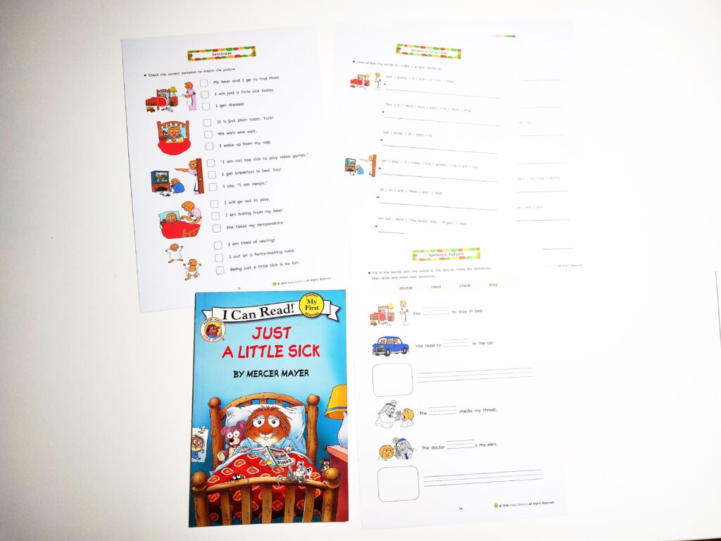 Little Critter Just a Little Sick - ENGLISHOLA