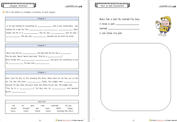 [free printable] Hi! Fly Guy - ENGLISHOLA