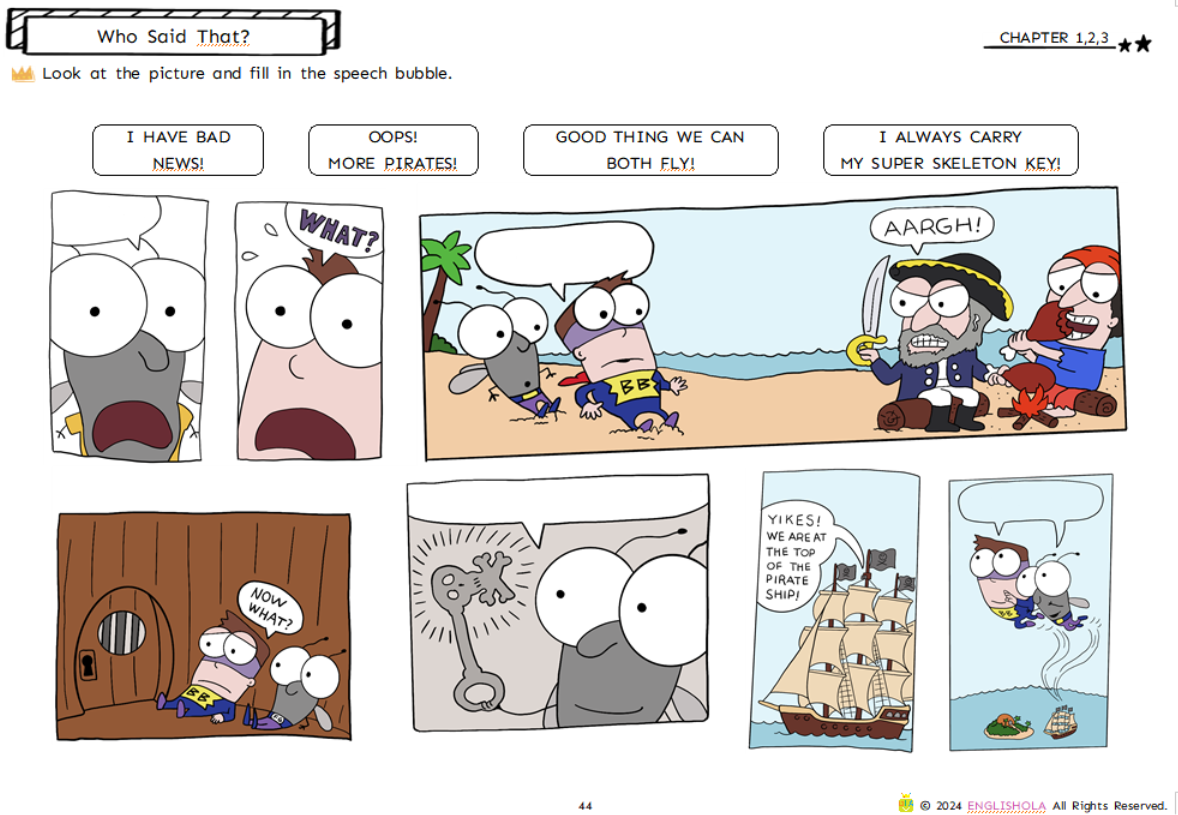 Buzz Boy and Fly Guy - ENGLISHOLA