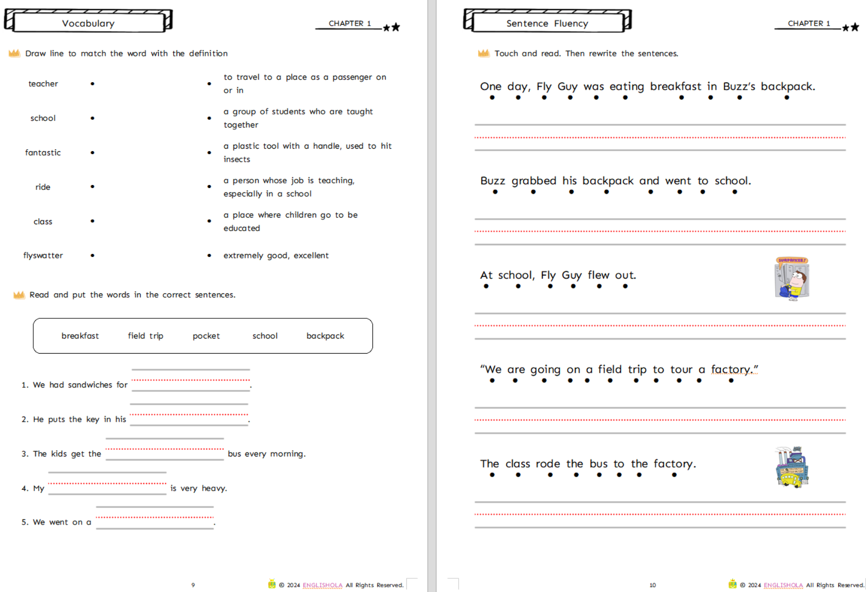 Fly Guy vs. The Flyswatter! - ENGLISHOLA