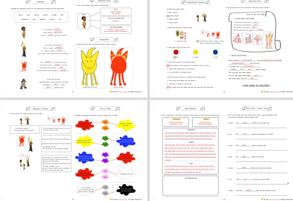 [free printable] Nate the Great - ENGLISHOLA