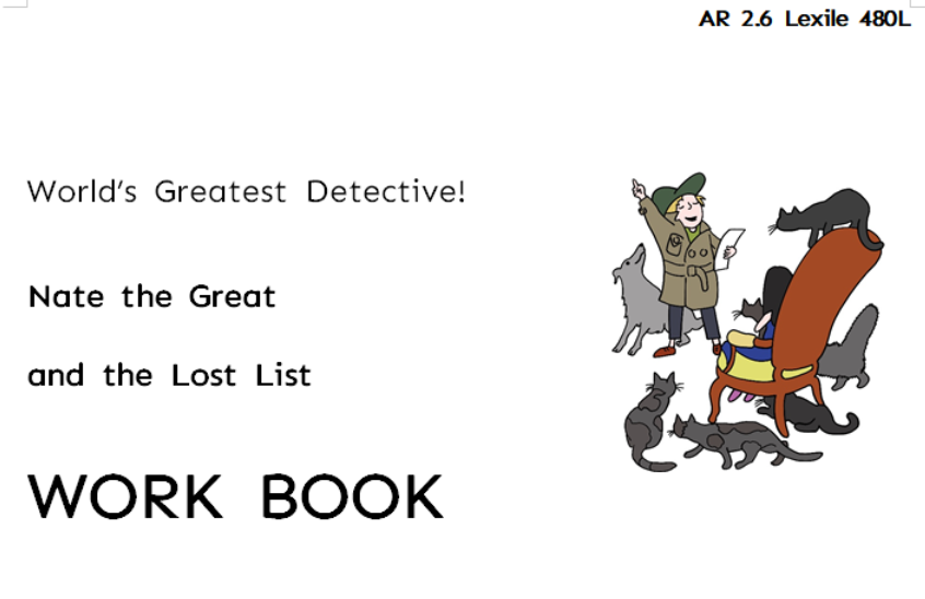 Nate the Great and the Lost List - ENGLISHOLA