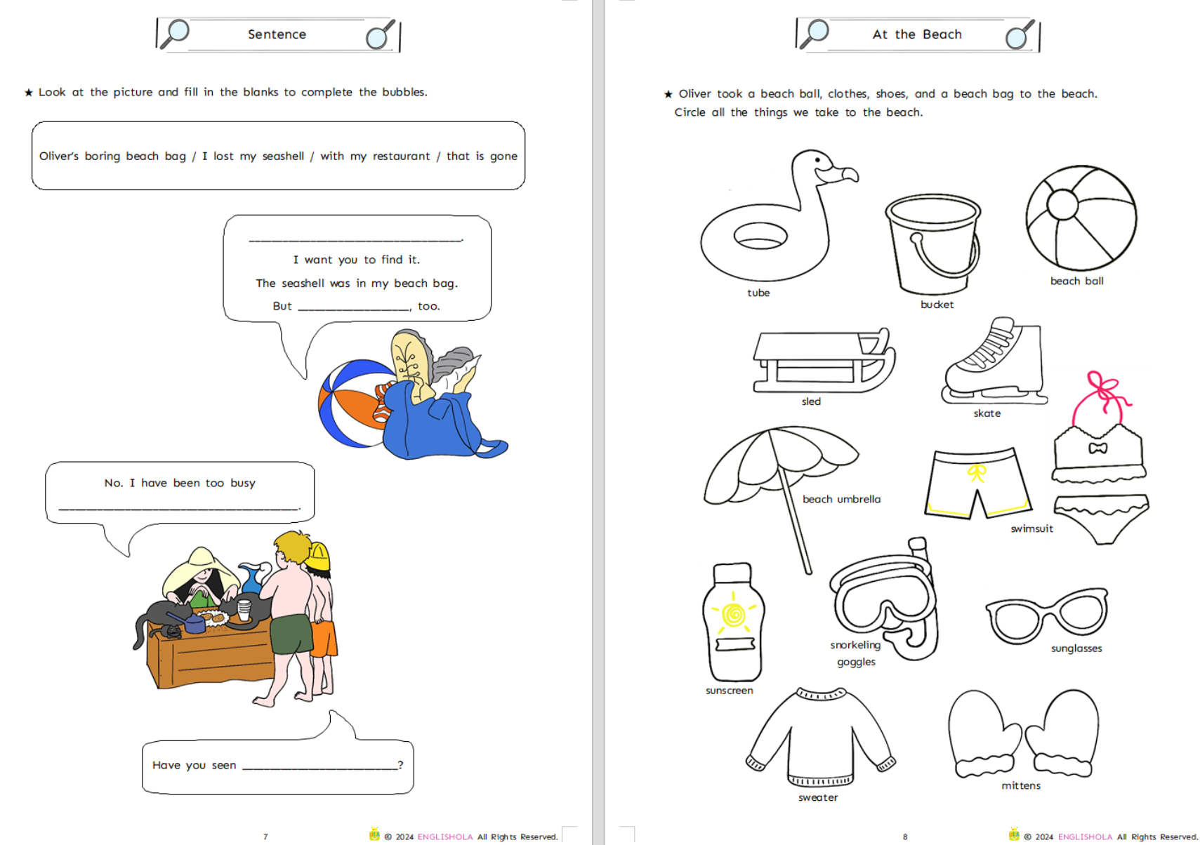 Nate the Great and the Boring Beach Bag - ENGLISHOLA