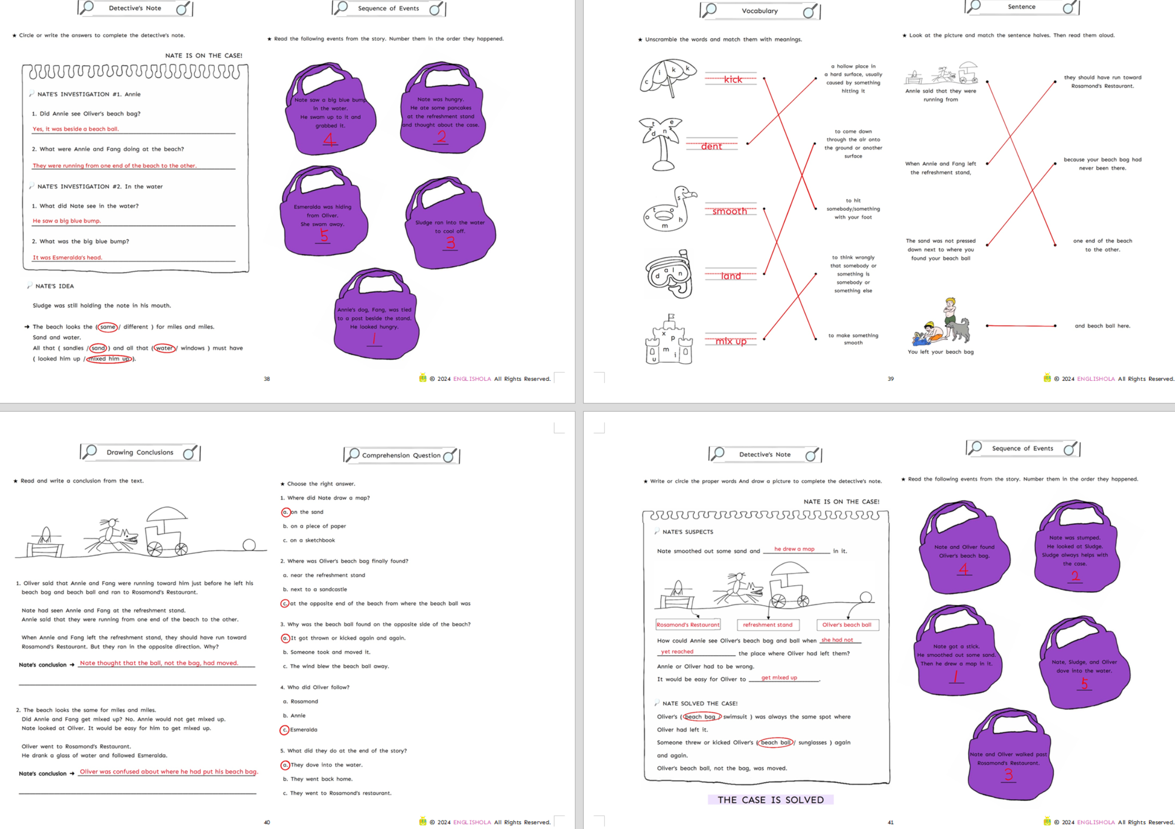 Nate the Great and the Boring Beach Bag - ENGLISHOLA